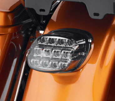 【楽天市場】レイバックLEDテールライト /スモークレンズ ハーレー純正パーツ：アンバーピース