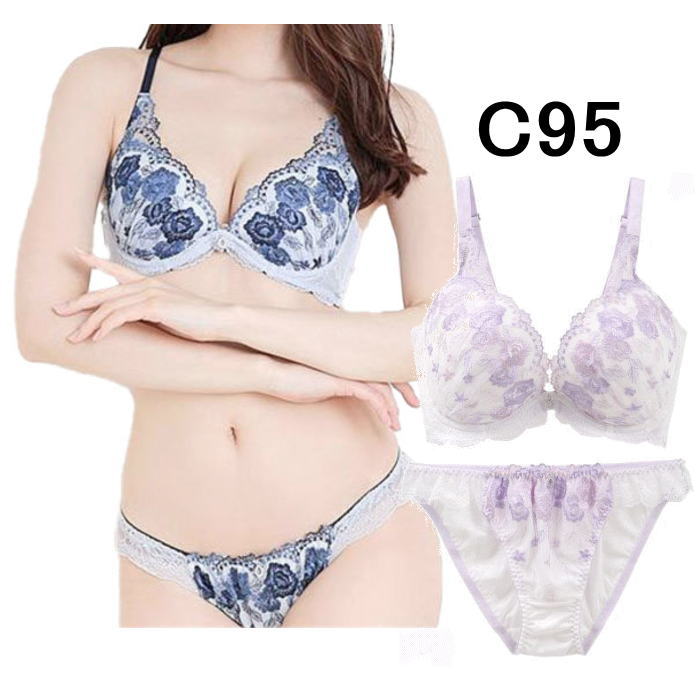【楽天市場】大きいサイズ ブラジャー ブラ ショーツ アンダー 95 ブラショーツセット 大きいサイズ 大きい アンダーバスト C95 ブラジャー ブラ 大きいサイズ ブラショーツ 上下セット ...