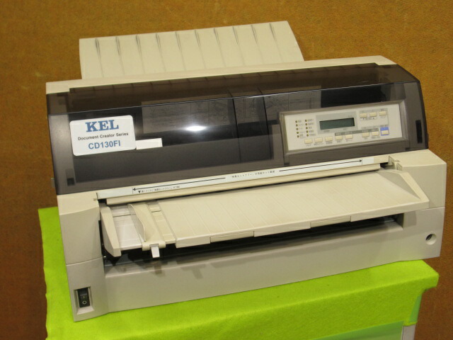 【楽天市場】【中古】兼松(KEL) CD130FI 水平型 ドットプリンタ パラレル接続 現状品 印字はできているようでした。[b11573]：青空商事
