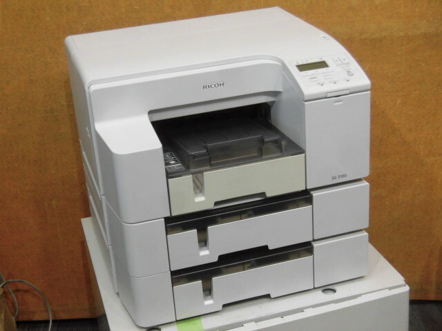 【楽天市場】【中古】RICOH IPSiO SG 5100 A4 ジェルジェットプリンタ 両面ユニット 500枚増設トレイ 2段付 有線LAN ...