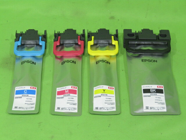 【楽天市場】【純正未使用品】EPSON 純正 IP01CB IP01MB IP01YB IP01KB インクパック 4色セット Lサイズ CMYK 2026.6期限 元箱無し [b14518 ...