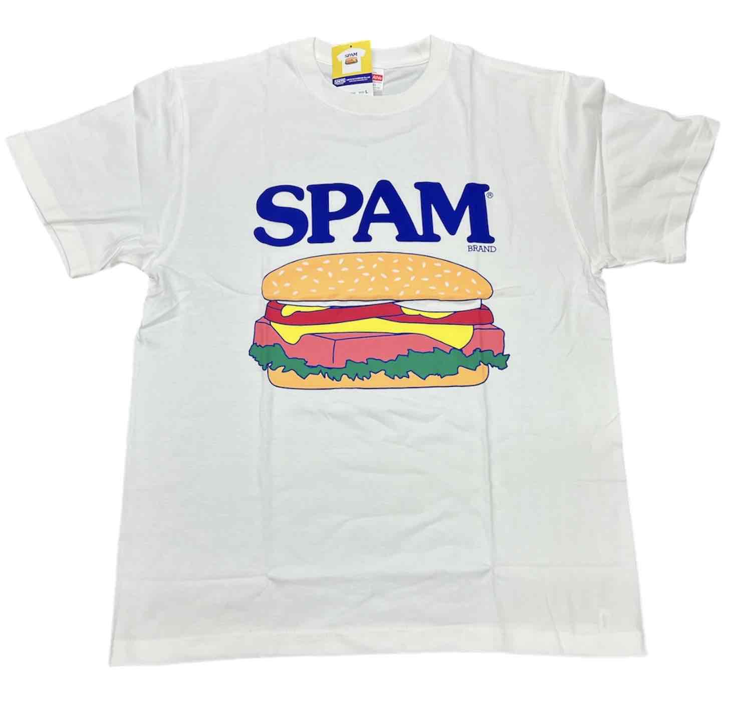 【楽天市場】T-shirt SPAM BURGER スパム Tシャツ WH ホワイト バーガー：アライバル楽天市場店