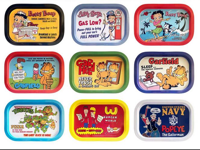 【楽天市場】アメリカン キャラクター TIN TRAY ティントレイ アメキャラ BettyBoop GARFIELD TURTLES ...