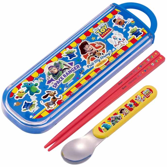 【楽天市場】トイストーリー 22 抗菌 お箸 スプーン ケース付 CCA1AG キャラクターグッズ 子供用 銀イオンで抗菌 コンビセット Sk2211：ASE WORLD