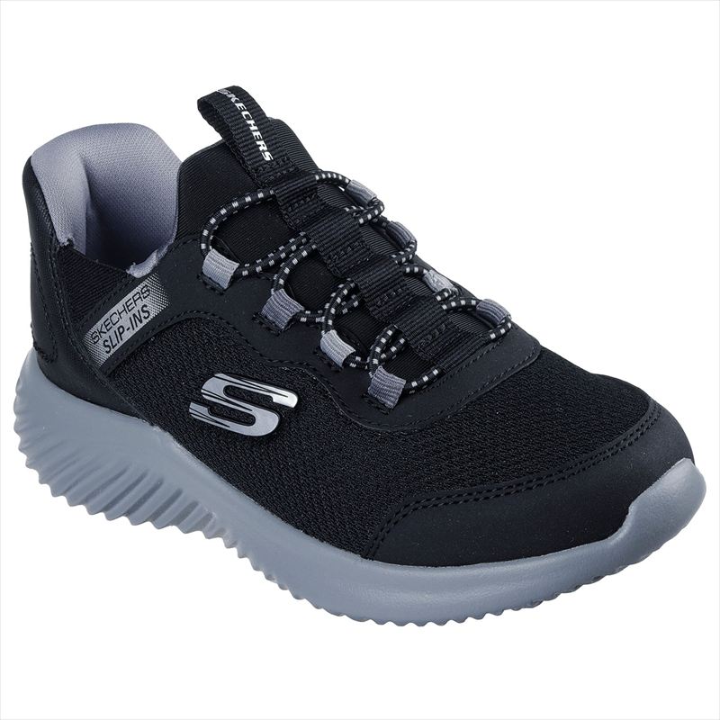 【楽天市場】[SKECHERS]スケッチャーズキッズスリップインズシューズBOUNDER-BRISK-BURST(403822L)(BKCC ...