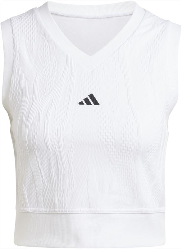 【楽天市場】[adidas]アディダスレディースW TENNIS CROP トップ PRO(JTV84)(IT4688)ホワイト：スポーツ ...