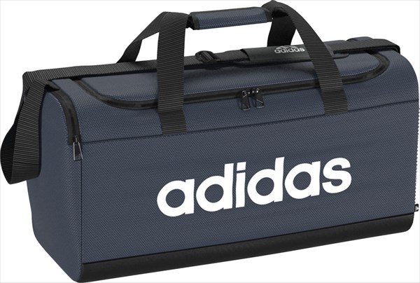 【楽天市場】[adidas]アディダスLINEAR ダッフルバッグ M(60205)(GN2039)クルーネイビー/ブラック/ホワイト ...