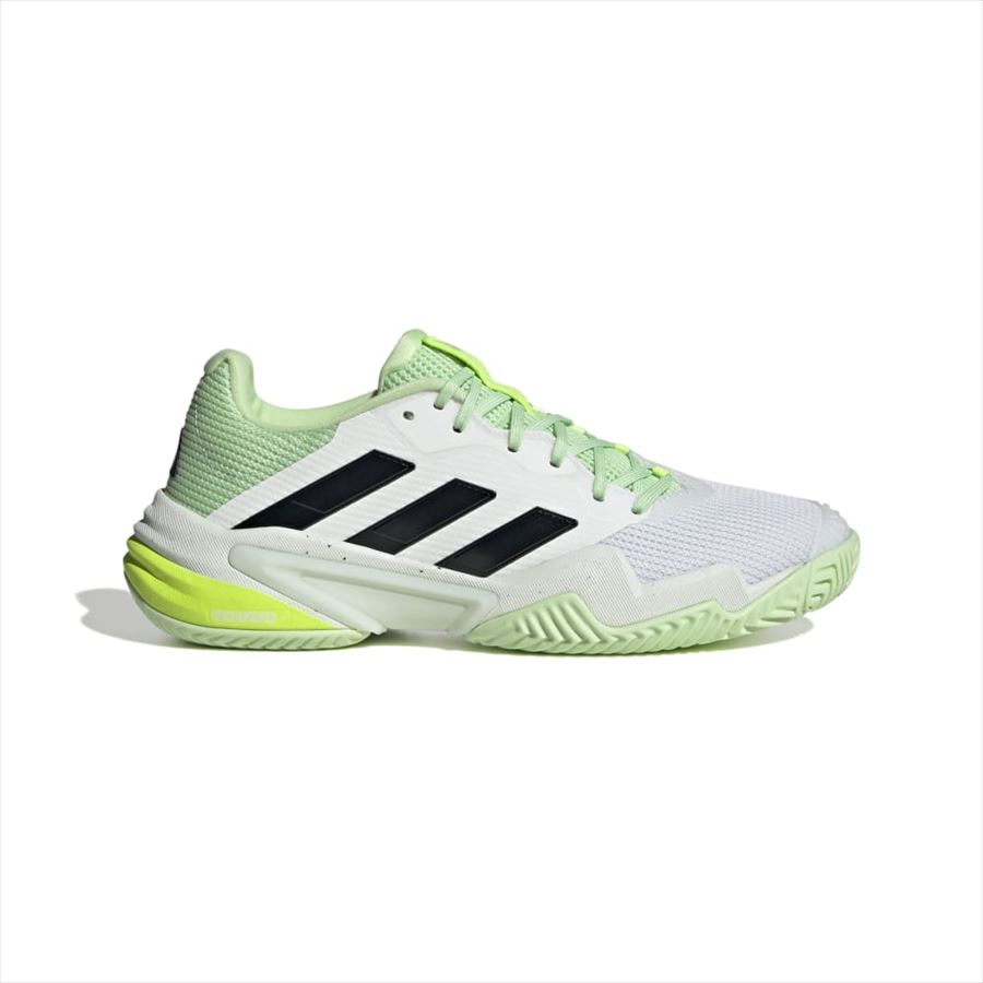 【楽天市場】[adidas]アディダステニスシューズBarricade 13 M AC(IG3114)フットウェアホワイト/コアブラック/セミ ...