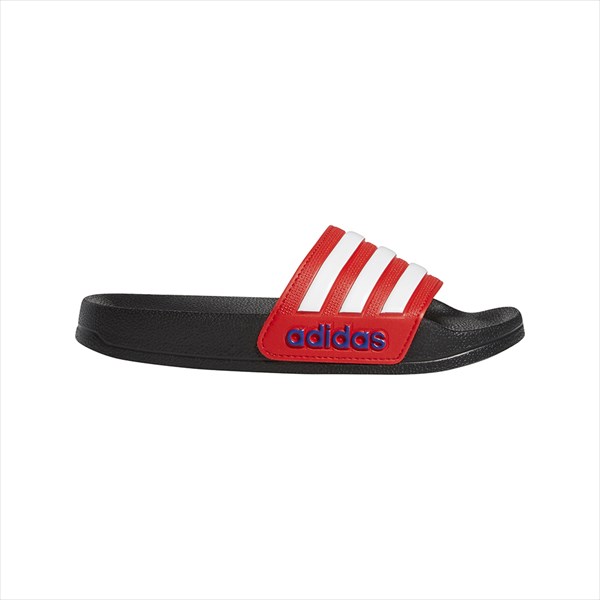 【楽天市場】[adidas]アディダスジュニアカジュアルサンダルADILETTE SHOWER K(FY8844)コアブラック/フットウェア ...
