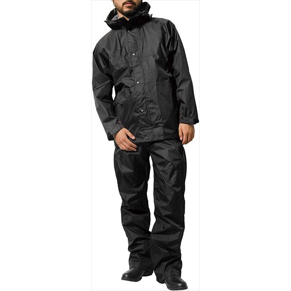 【楽天市場】[Makku]マック レインウェアクロスオーバーレインスーツ(AS8510)(BK)ブラック：スポーツゾーンASPO
