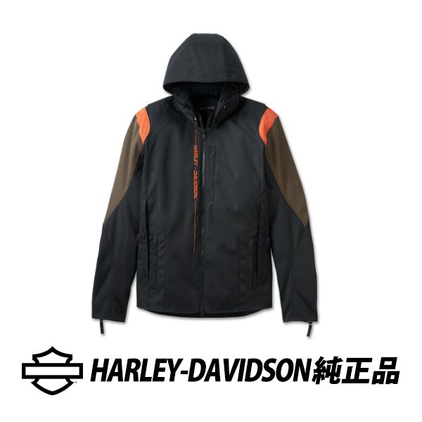 【楽天市場】ハーレーダビッドソン 純正 ジャケット トリプルベントシステム2.0 Mサイズ 黒xカーキ 98186-24VM/000M：オート ...