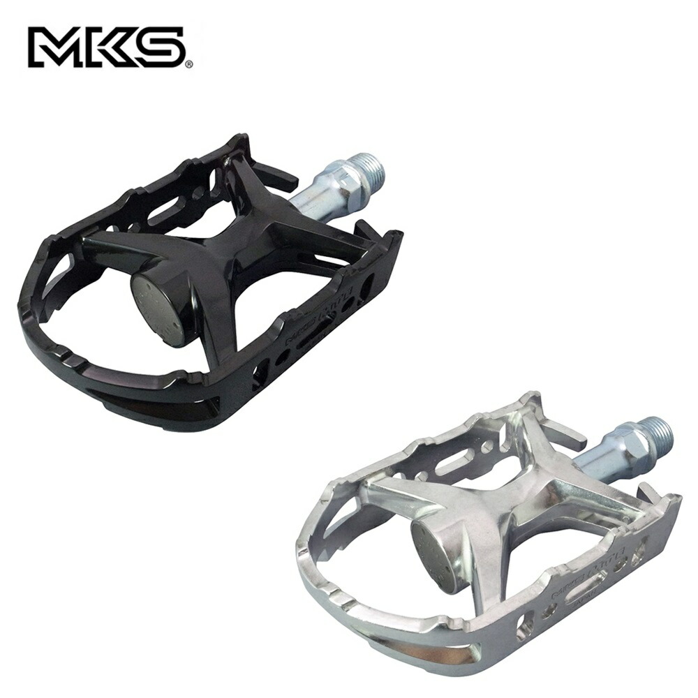 【楽天市場】【セール】MKS 三ヶ島 自転車 パーツ ペダル MT-E PDL19000 片面ペダル カップ コーンベアリング アルミニウム スチール：ベストスポーツ