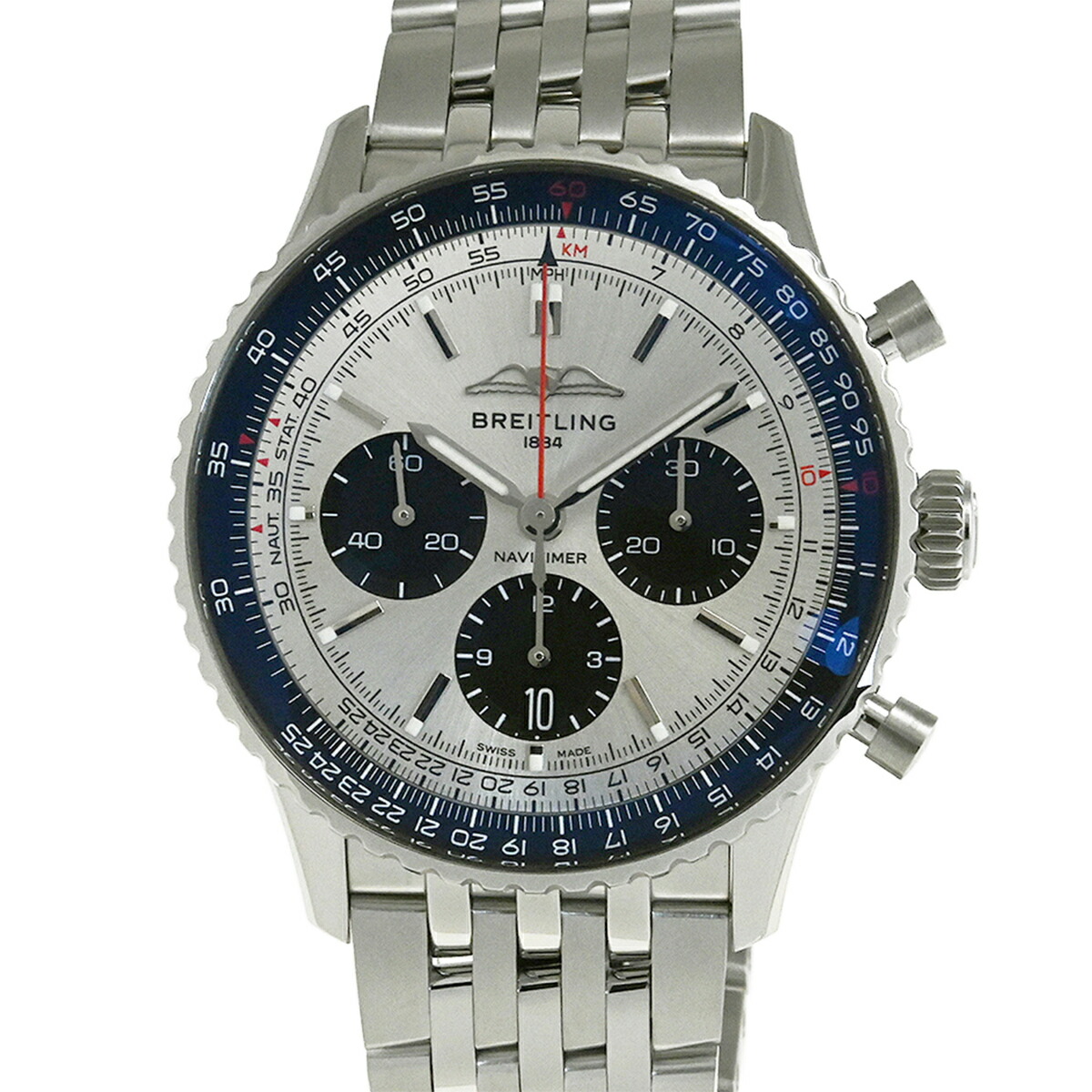 【楽天市場】☆大決算SALE☆【中古】BREITLING ブライトリング ナビタイマー B01 クロノグラフ 43 AB0138241G1A1 ...