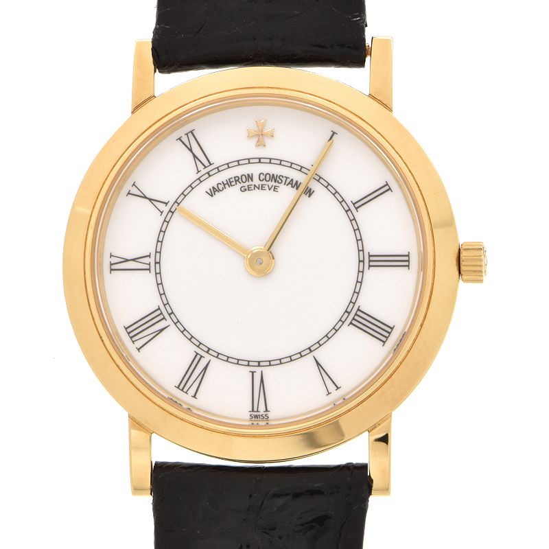【楽天市場】[返品OK] ヴァシュロンコンスタンタン レディース スーパーフラット 14070/000J-3 K18YG ホワイト 白文字盤 ...