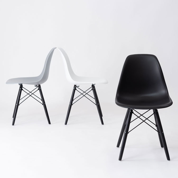 【楽天市場】チェア 座面高さ44cm ダイニングチェア チェアー 椅子 イス スチール 木製 おしゃれ カフェ cafe ブラック グレー ホワイト CL-502BK CL-502GY CL ...