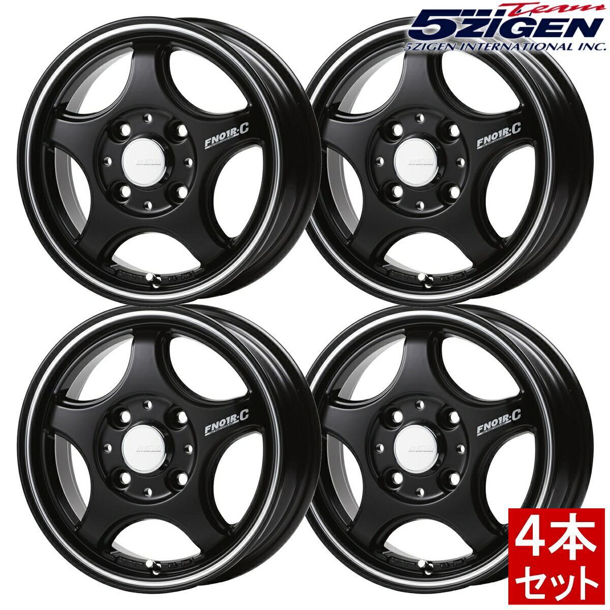 【楽天市場】5ZIGEN FN01R-C STV(エフエヌゼロワンアールシー エスティブイ) 12インチX4.00B 4H/100 +42 ...