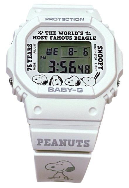 【楽天市場】未使用 限定 PEANUTS CASIO G-SHOCK BABY-G 75周年記念モデル スヌーピー カシオ 腕時計 ベビーG ...