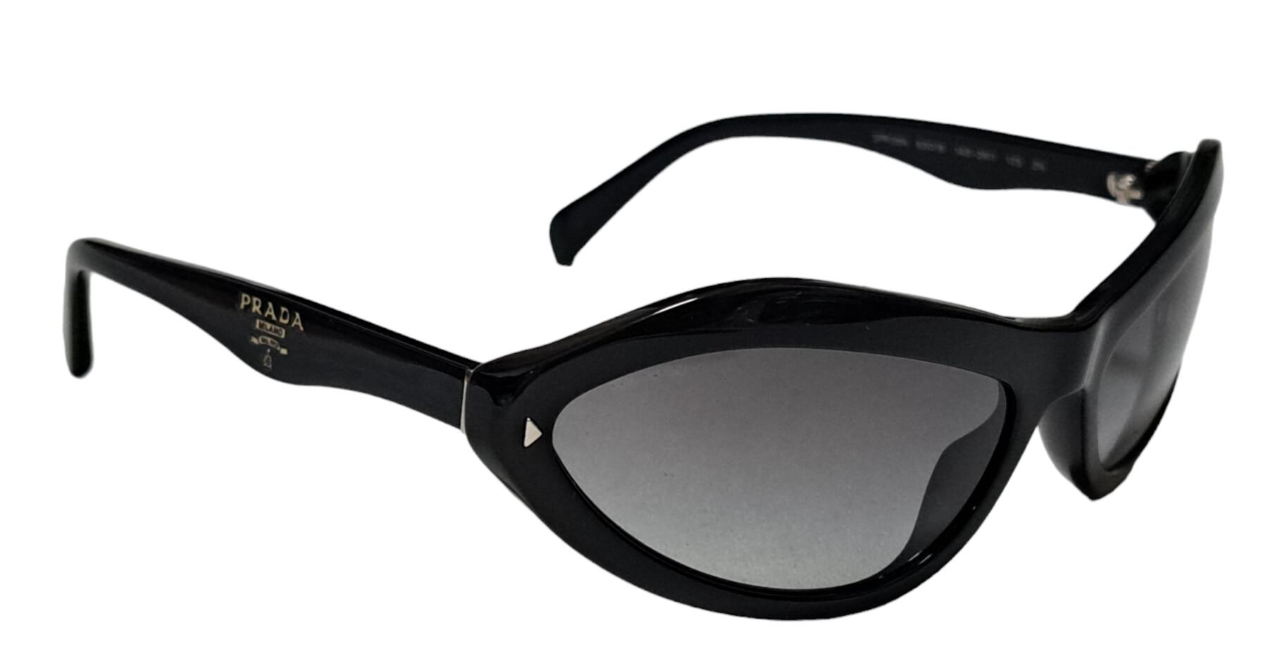 【楽天市場】新品同様 プラダ サングラス SPR05N レディース アイウェア ブラック ロゴ入り 女性用 カチューシャ ブラック PRADA ...
