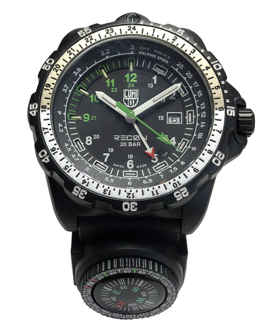 【楽天市場】新品同様 ルミノックス 時計 GMT RECON NAV 8830 SERIES 8831.KM コンパス付 LUMINOX 腕 ...