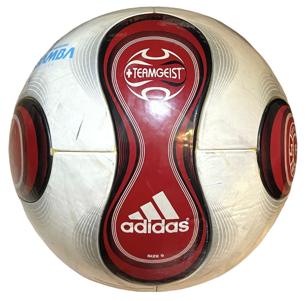 【楽天市場】Adidas アディダス サッカーボール チームガイスト Teamgeist 2006 公式球 5号球 FIFA AS5830 ...