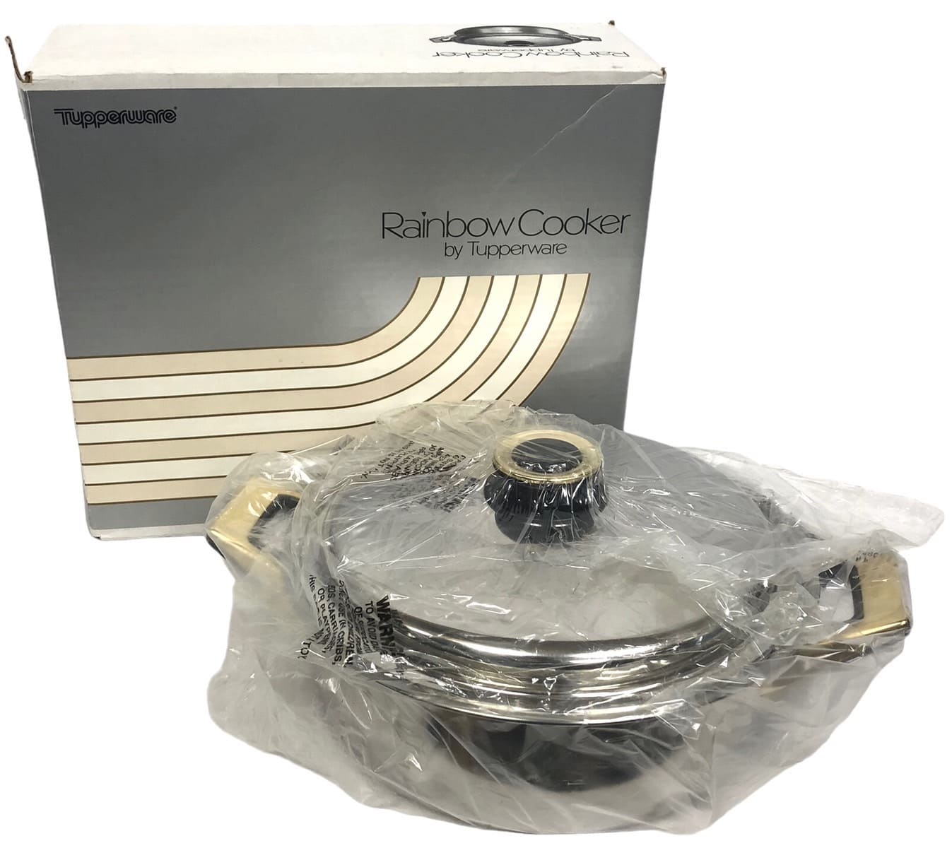 【楽天市場】即納 未使用品 タッパーウェア Tupperware 両手鍋 レインボークッカー Rainbow Cooker 深鍋 内径26cm ...