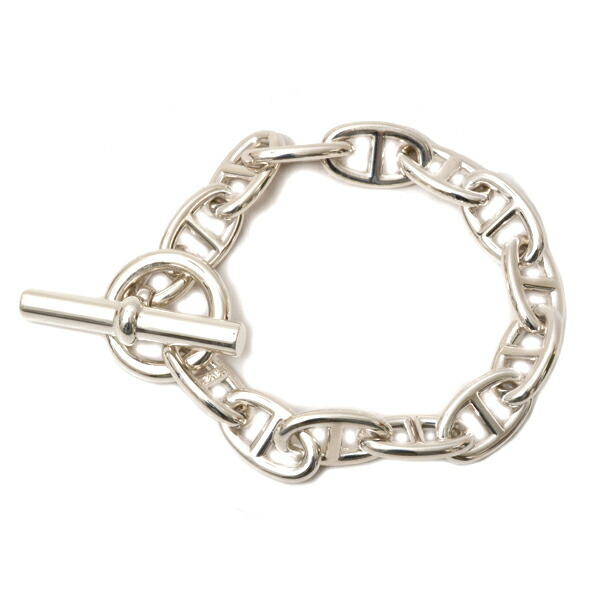 【楽天市場】エルメス ブレスレット メンズ シェーヌダンクル TGM 13コマ シルバー HERMES SV925 中古：BrandMax