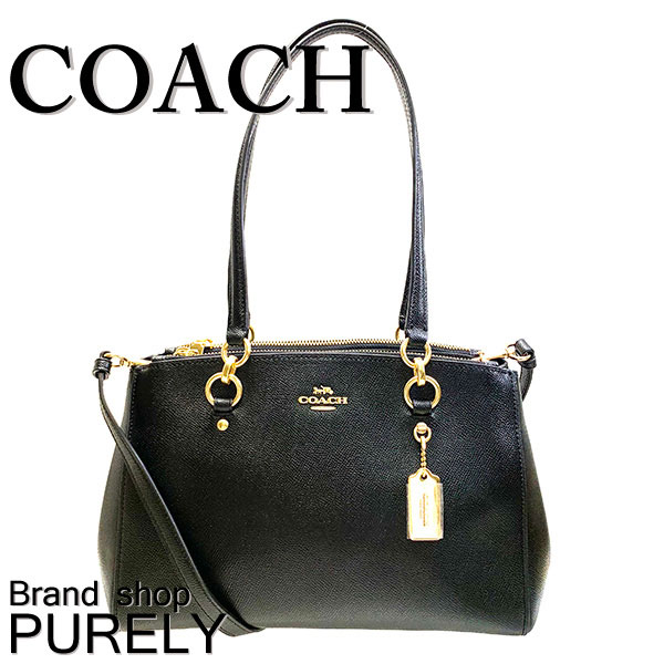 【楽天市場】コーチ COACH バッグ トートバッグ レディース アウトレット レザー クロスグレーン 2way F76938 IMBLK ...