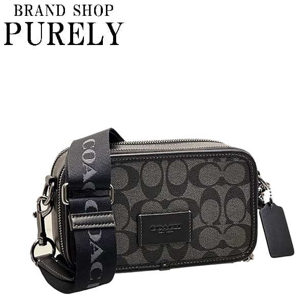 【楽天市場】コーチ COACH バック ショルダーバッグ メンズ アウトレット ワイアット クロスボディ シグネチャー キャンバス CM109 ...