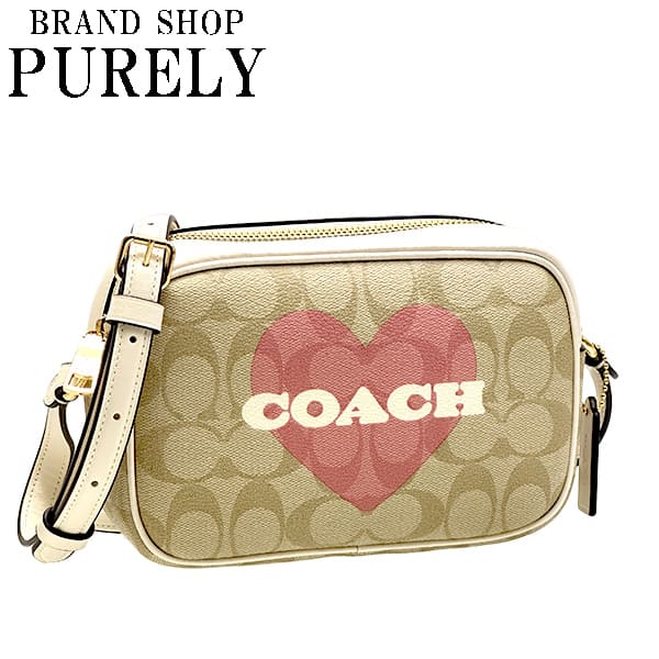 【楽天市場】コーチ バッグ レディース COACH ショルダーバッグ ミニ ジェイミー カメラ バッグ シグネチャー キャンバス ハート ...
