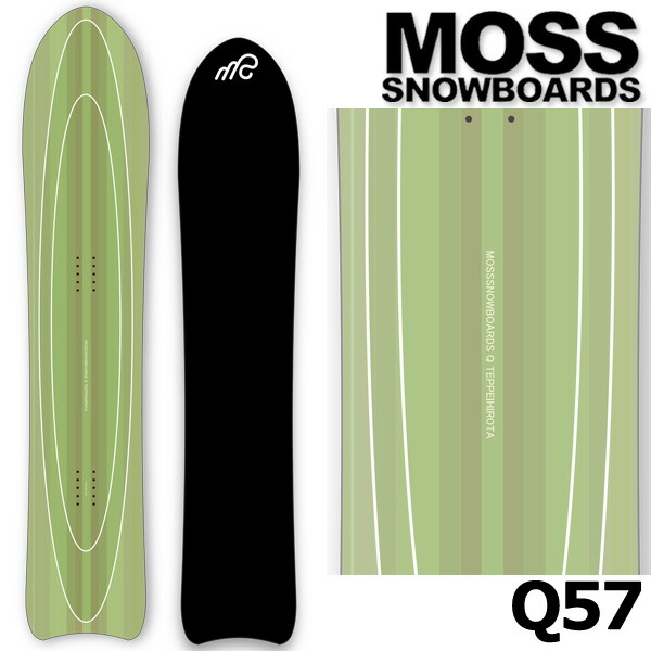 【楽天市場】23-24 MOSS SNOWBOARDS/モススノーボード Q57 キュウゴーナナ メンズ レディース スノーボード パウダー ...