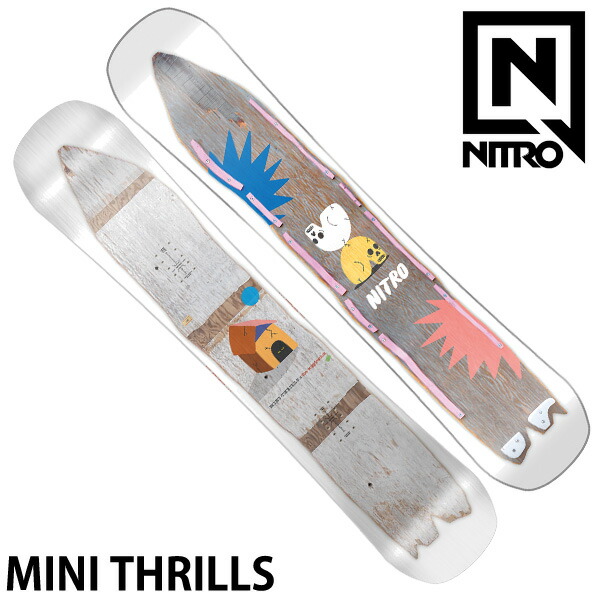 【楽天市場】23-24 NITRO / ナイトロ MINI THRILLS ミニシュリル レディース ユース キッズ スノーボード 板 ...