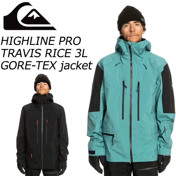【楽天市場】23-24 QUIKSILVER/クイックシルバー HIGHLINE PRO TRAVIS RICE 3L GORE-TEX ...