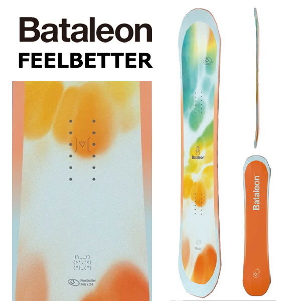 【楽天市場】24-25 BATALEON / バタレオン FEELBETTER フィールベター レディース スノーボード 板 2025 型落ち ...