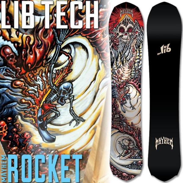 【楽天市場】25-26 LIB TECH/リブテック MAYHEM ROCKET メイヘムロケット メンズ スノーボード パウダー スノーサーフ メイヘム 板 2026 予約商品：BREAKOUT