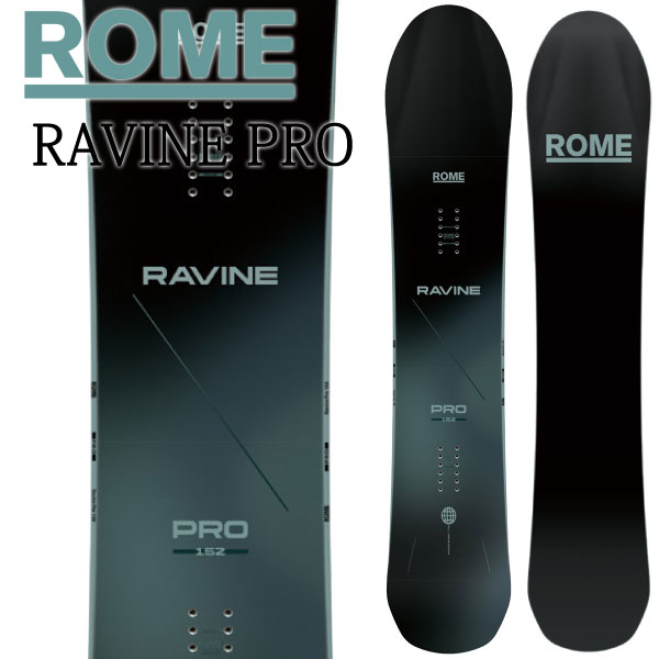 【楽天市場】25-26 ROME/ローム RAVINE PRO ラヴィーンプロ メンズ レディース スノーボード パウダー カービング 板 ...