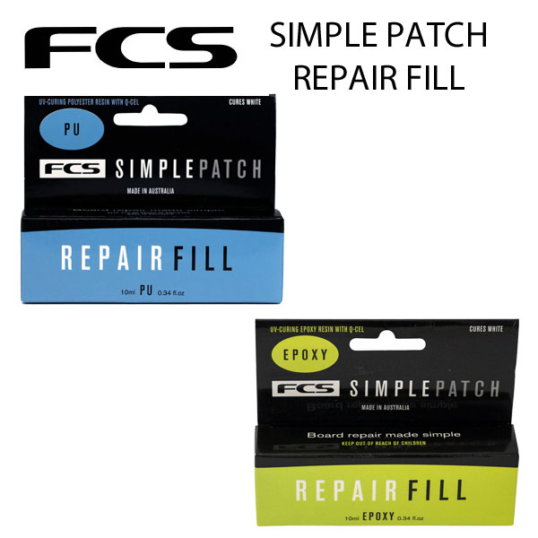 【楽天市場】FCS SIMPLE PATCH REPAIR FILL / エフシーエス シンプル パッチ リペア フィル サーフボード サーフィン サップ：BREAKOUT