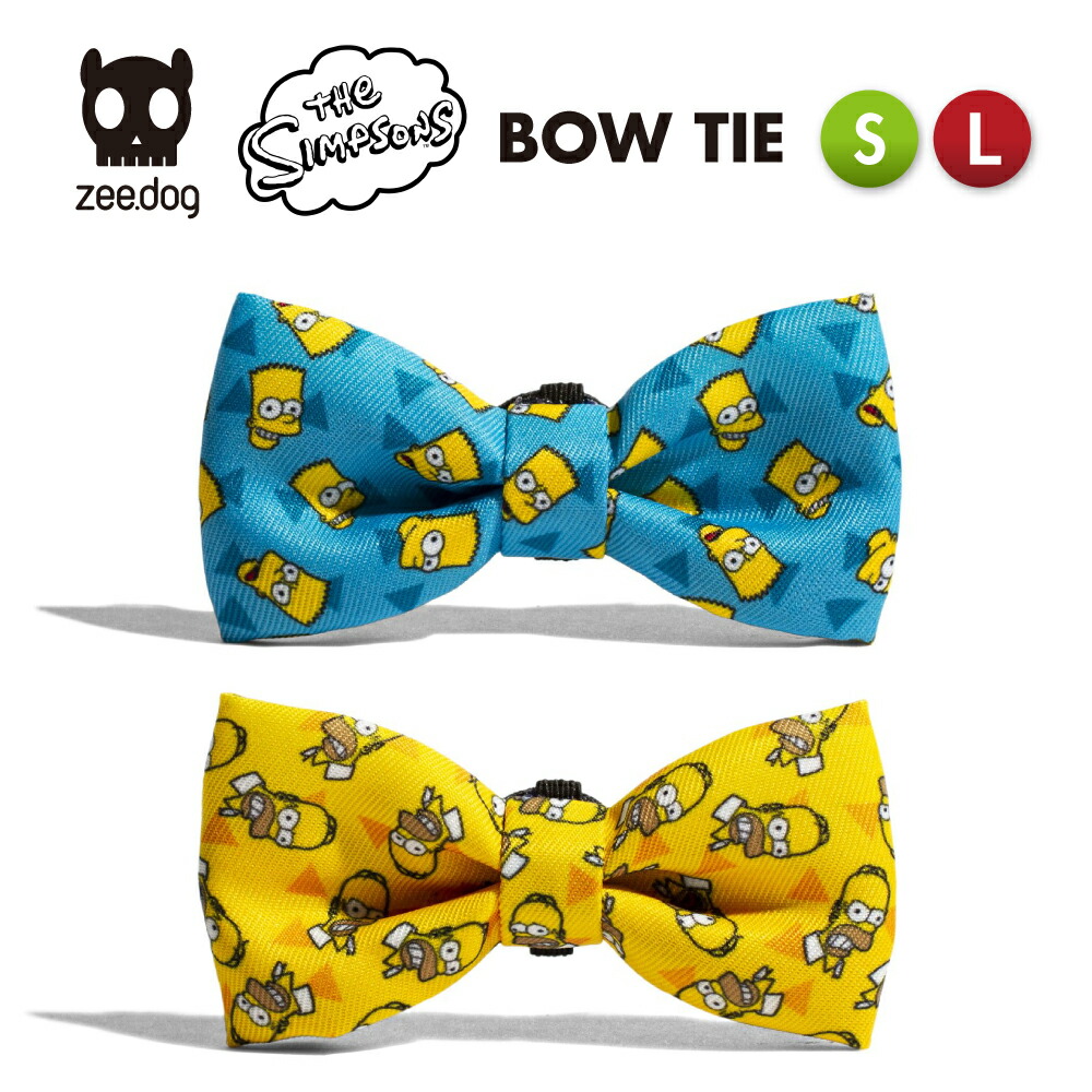 【楽天市場】【zee.dog official web store】 BOW TIE S/Lサイズ【SIMPSONS】 シンプソン ボウタイ ...