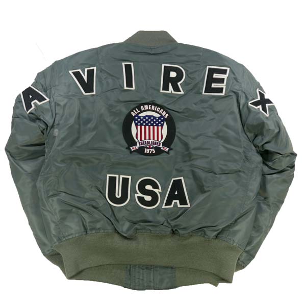 【楽天市場】AVIREX アヴィレックス(アビレックス) 783-5952019 AVIREX 50周年記念 MA-1 シグネチャー ビッグロゴ AVIREX MA-1 SIGNATURE ...
