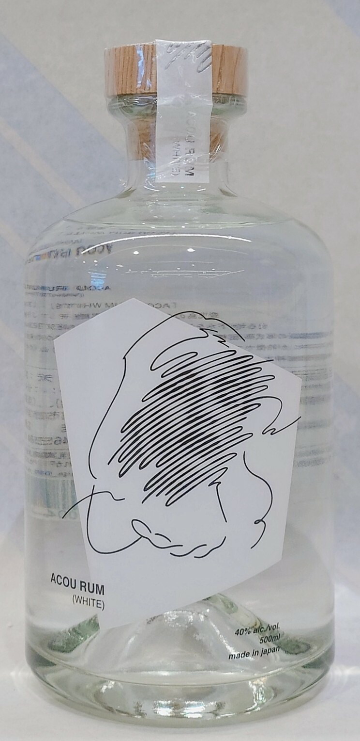 【楽天市場】ACOU RUM WHITE 40度 500ml【アコウ ラム】【大山甚七商店】：酒専門店 知多繁 楽天市場店