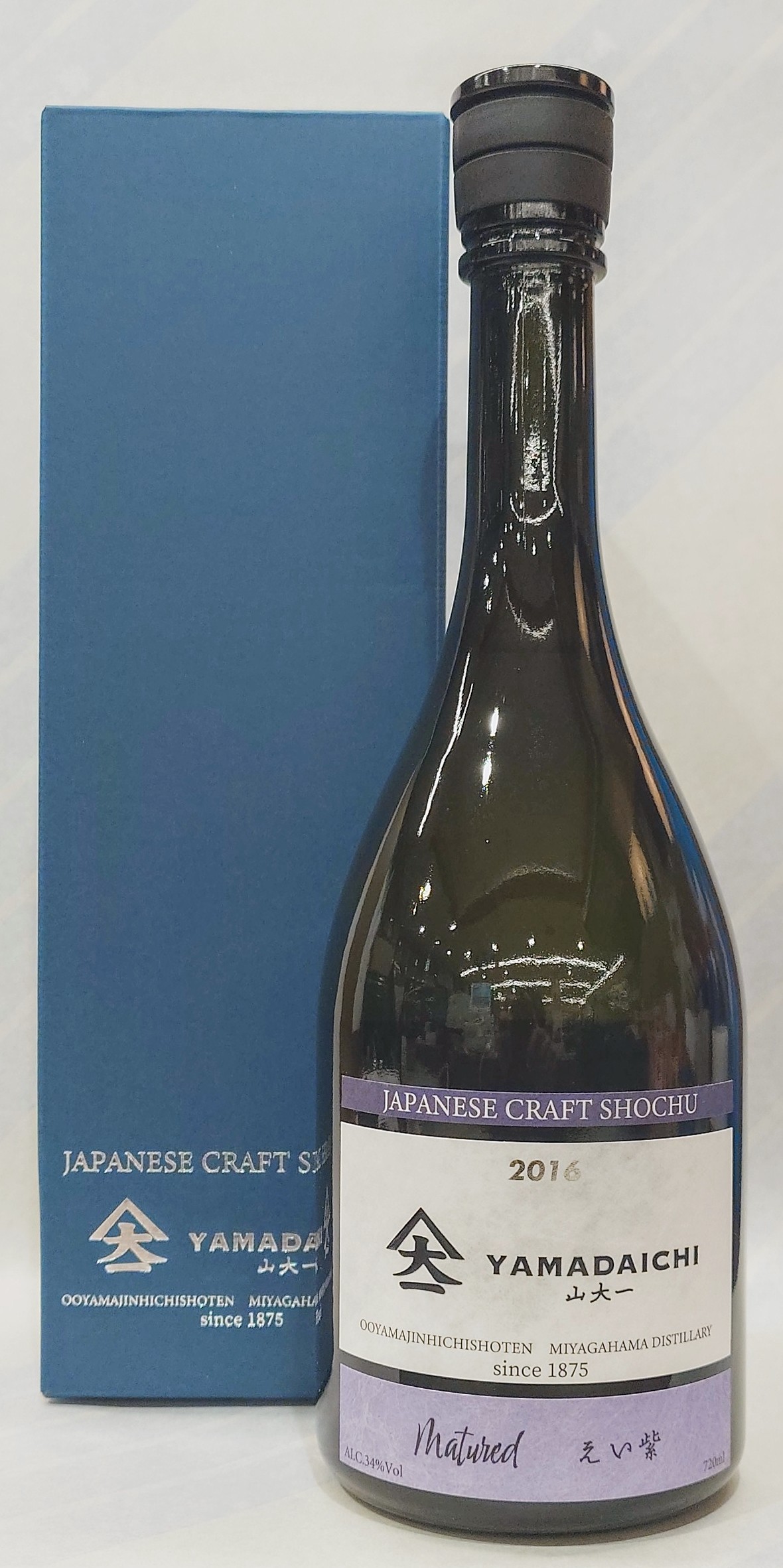 【楽天市場】YAMADAICHI 山大一 Matured えい紫 2016 34度 芋焼酎 720ml【特約店限定品】【大山甚七商店】：酒専門店 知多繁 楽天市場店