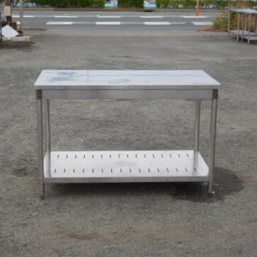 【楽天市場】【中古】タニコー 業務用 ステンレス 作業台 W120 D60 H80cm 厨房 TX-WT-120NB さびあり：良品厨房 シティオ豊橋