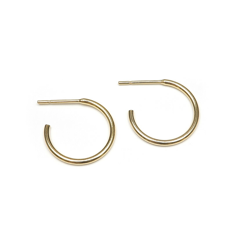【楽天市場】14KGF 3/4フープピアス 15mm【1ペア販売】 パーツ アクセサリー クラフト 金具 USA製 14Kゴールドフィルド 14金ゴールドフィルド 14K Gold ...
