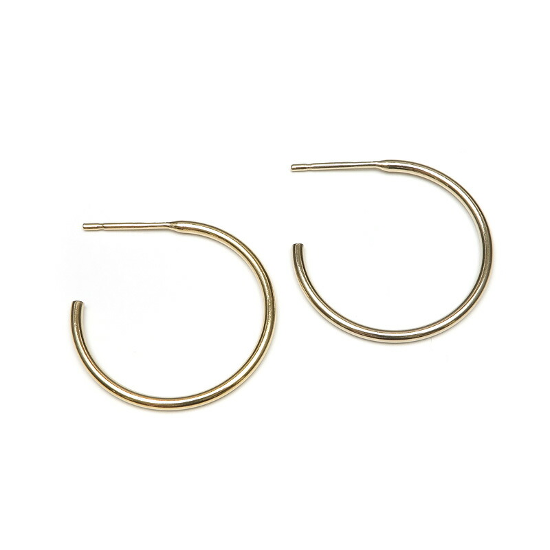 【楽天市場】14KGF 3/4フープピアス 20mm【1ペア販売】 パーツ アクセサリー クラフト 金具 USA製 14Kゴールドフィルド 14金ゴールドフィルド 14K Gold ...