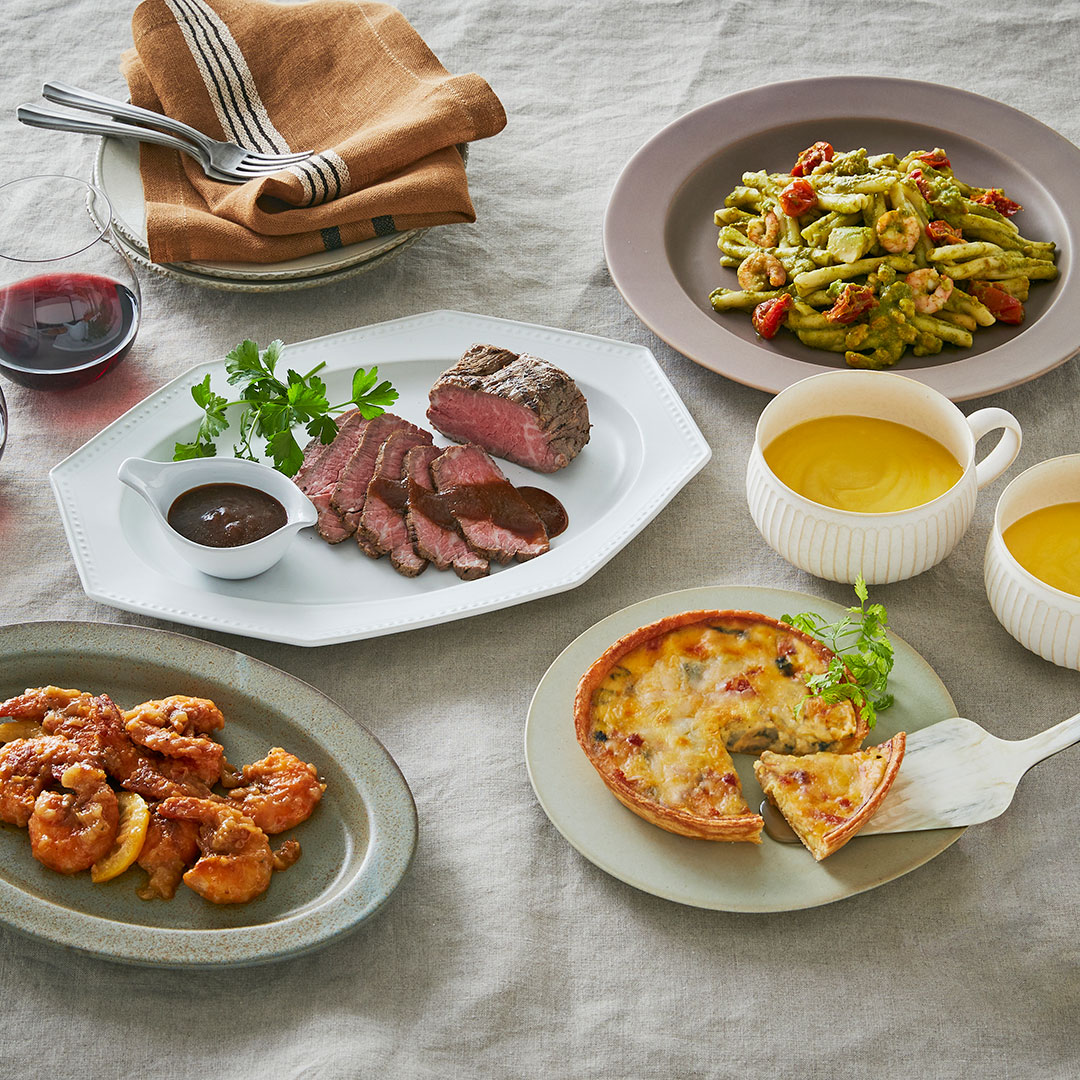 【楽天市場】RFFF（ルフフフ） 5種デリのディナーセット (33648) 母の日 父の日 ギフト 2025：CONCENT カタログギフトと内祝い