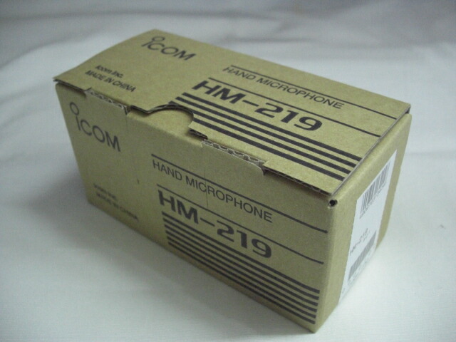 【楽天市場】アイコム HM-219 （HM219） アップダウンスイッチ付ハンドマイクロホン（HM-36後継）/7300初期付属：CQオーム