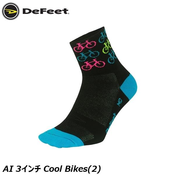 【楽天市場】DeFeet ディフィート AI 3インチ Cool Bikes(2) サイクルソックス 靴下：サイクルロード