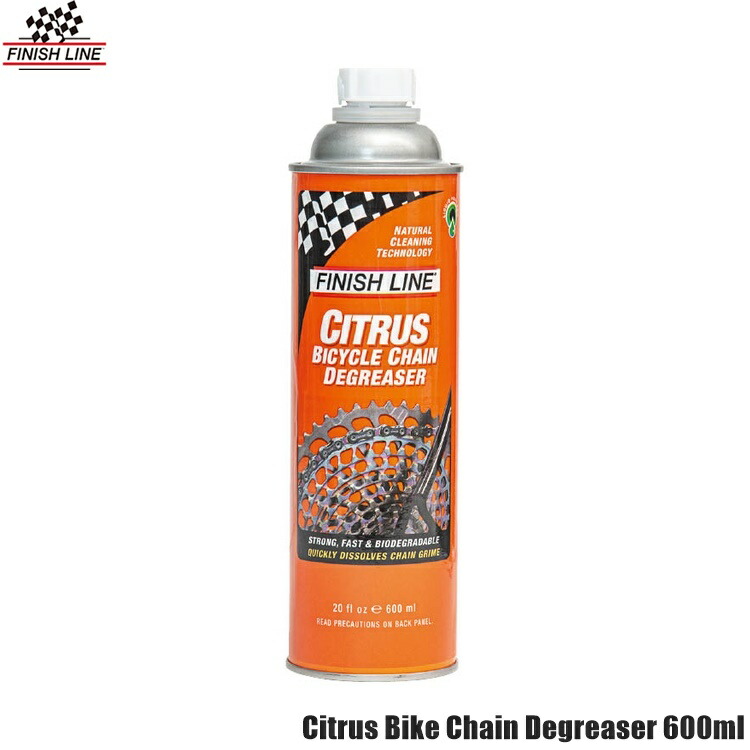 【楽天市場】FINISHLINE フィニッシュライン Citrus Bike Chain Degreaser シトラス バイク チェーン ...