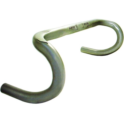 【楽天市場】（NITTO/日東)（自転車用ドロップハンドル）NEAT-M106 NAS ハンドルバー (26.0)（シルバー 400mm ...