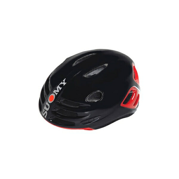 【楽天市場】(訳アリ特価商品)(SUOMY/スオーミー)ROAD SFERA BLACK GLOSSY/RED GLOSSY ...