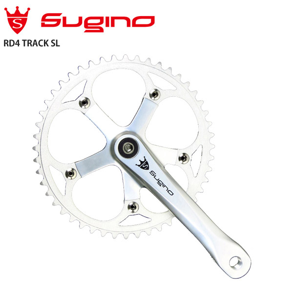 【楽天市場】Sugino スギノ クランクセット RD4 TRACK SL 自転車 ロードバイク パーツ：サイクルロード